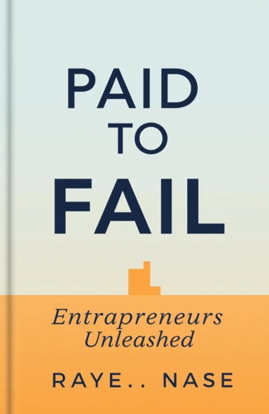 Paid To Fail - Inspirational Book Cover for Aspiring Entrepreneurs