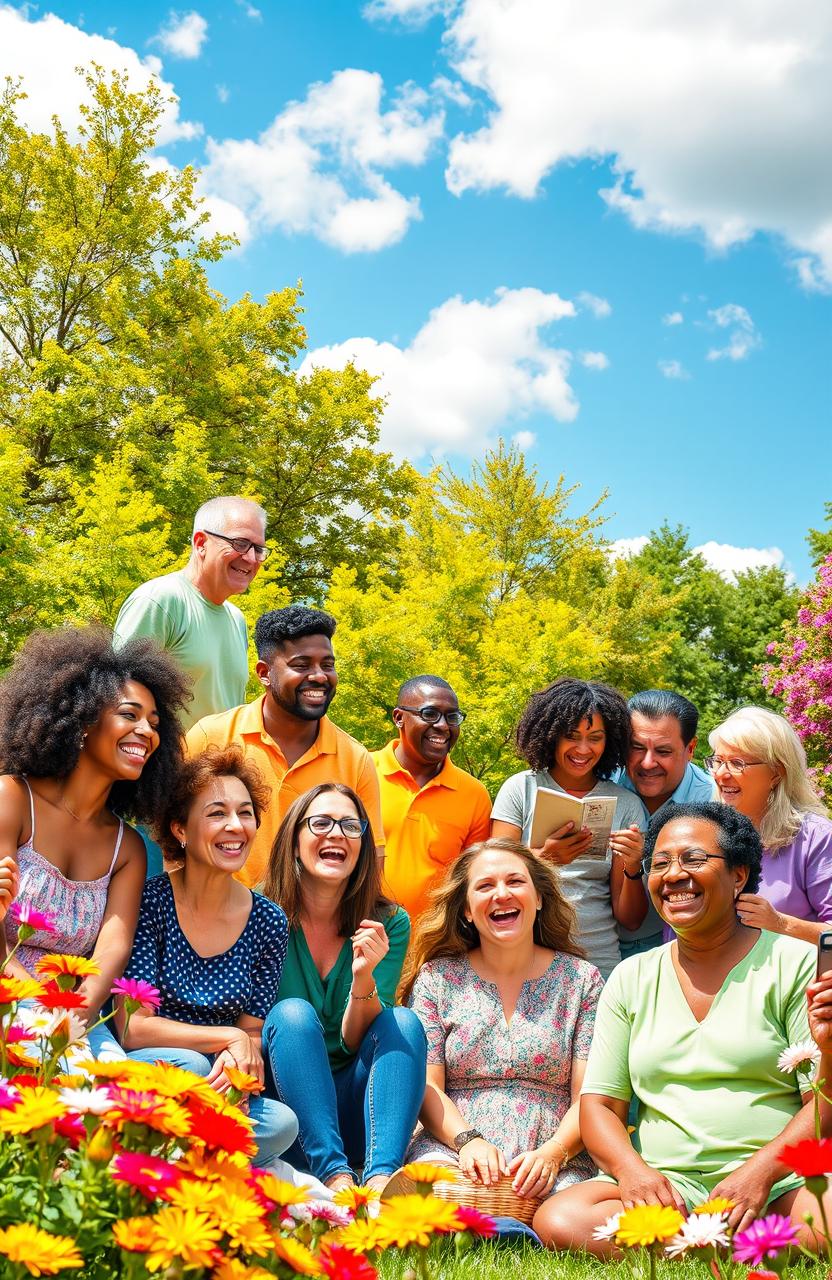 Celebrate Togetherness: A Joyful Community in the Park