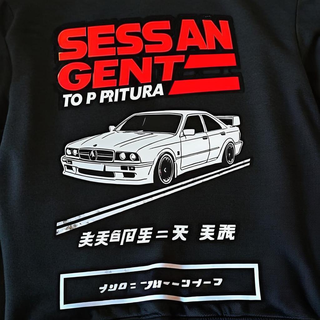 Vintage Nissan Sentra B13 Graphic Design: JDM Nostalgia