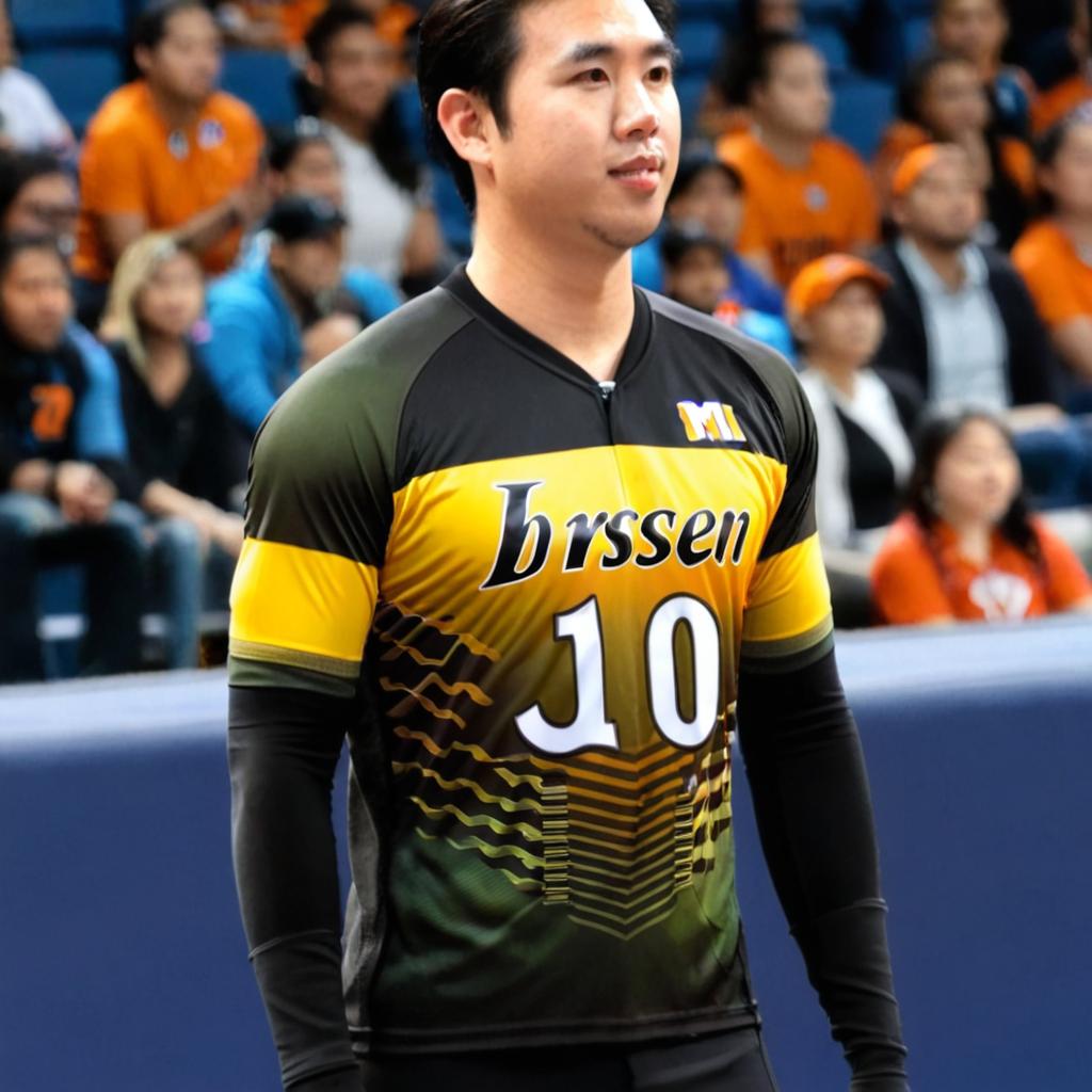 Vibrant Volleyball Jersey Design for UST Team