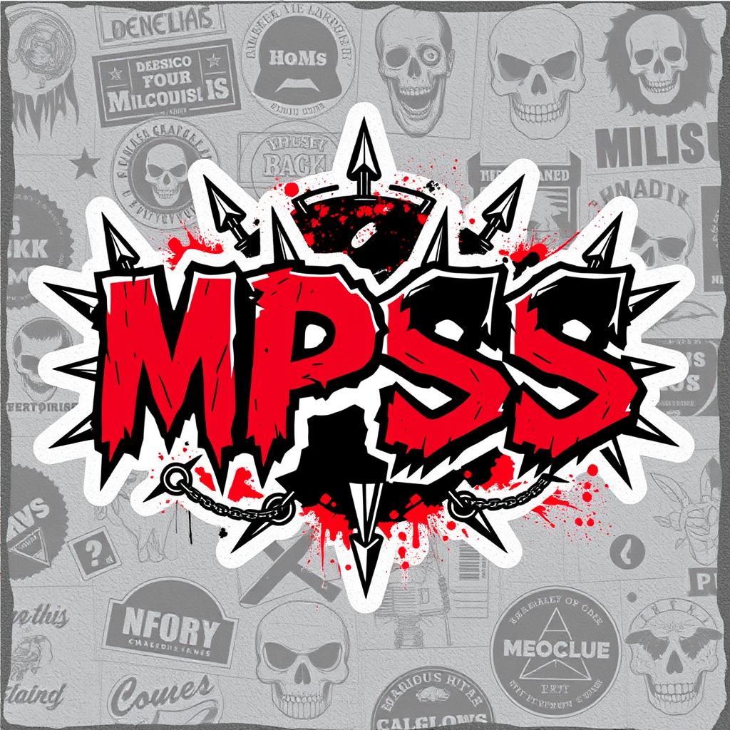 Edgy Punk Band Logo Design | MPSS