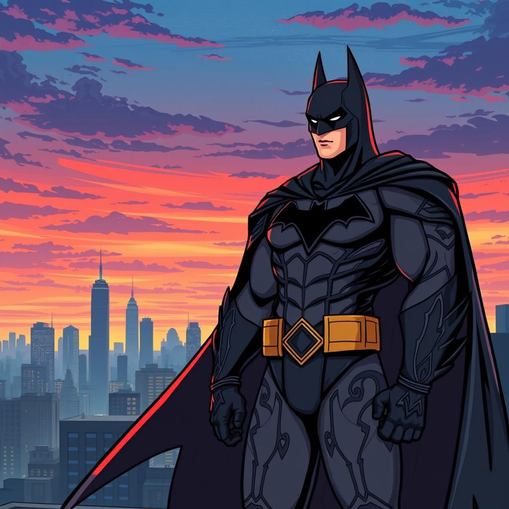 Muslim Batman: A Unique Superhero Illustration Combining Culture and ...