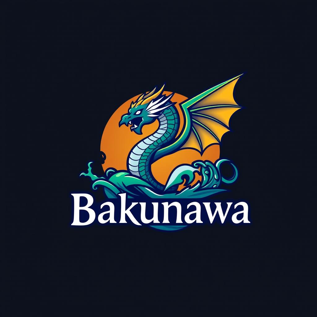 Stunning Logo Design for Bakunawa: Merging Mythology with Modern Aesthetics