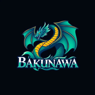 Stunning Logo Design for Bakunawa: Merging Mythology with Modern Aesthetics