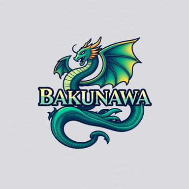Stunning Logo Design for Bakunawa: Merging Mythology with Modern Aesthetics