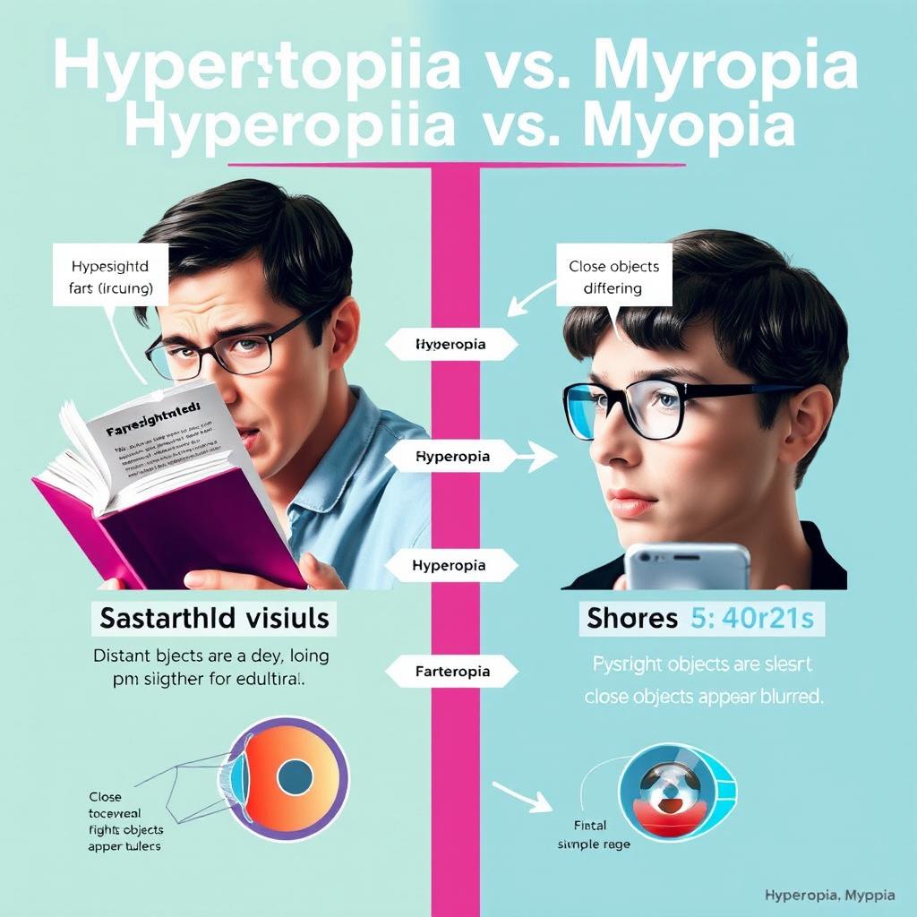 Understanding Hyperopia vs. Myopia: A Visual Guide to Farsightedness and Nearsightedness