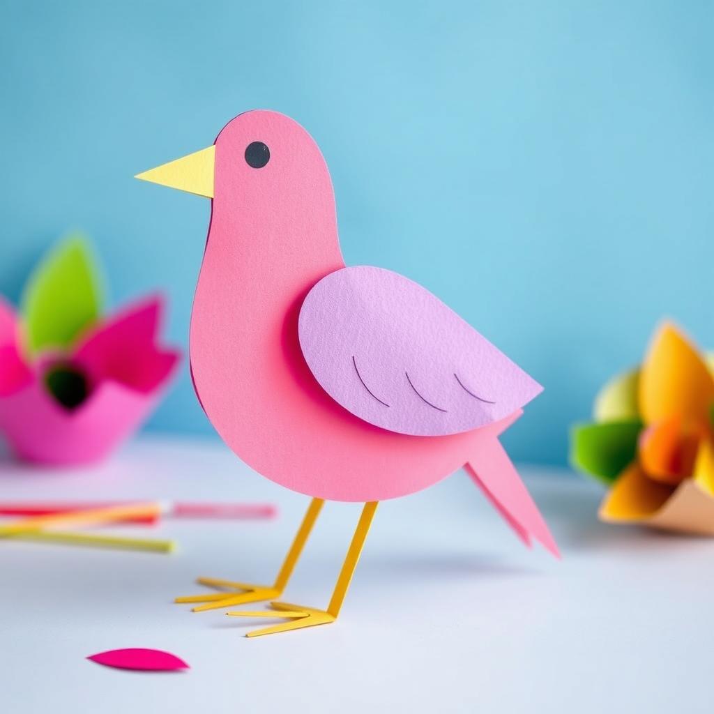 Vibrant Paper Bird Craft: A Creative DIY Guide