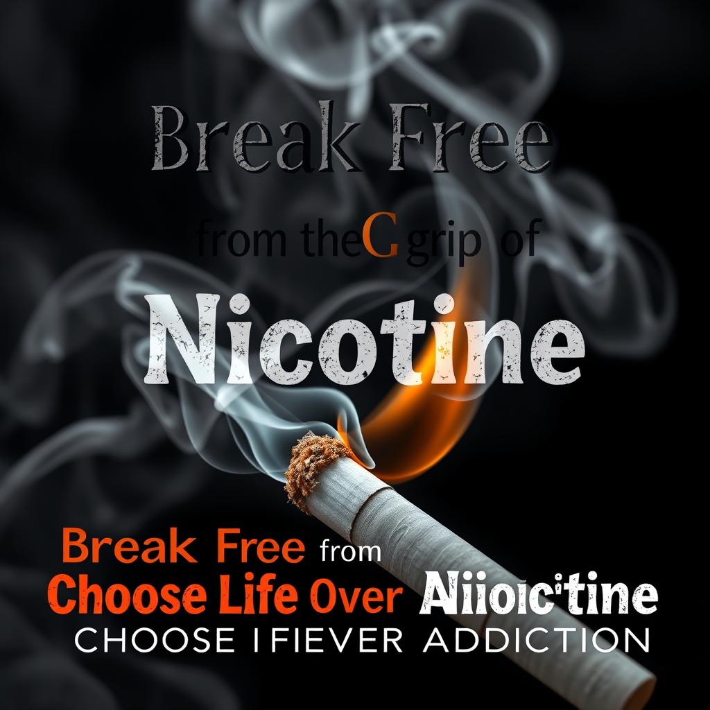 Captivating Anti-Smoking Poster: Illuminate the Dangers of Nicotine ...