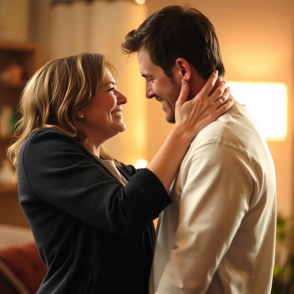 Capturing Romance: A Tender Embrace in Intimate Settings