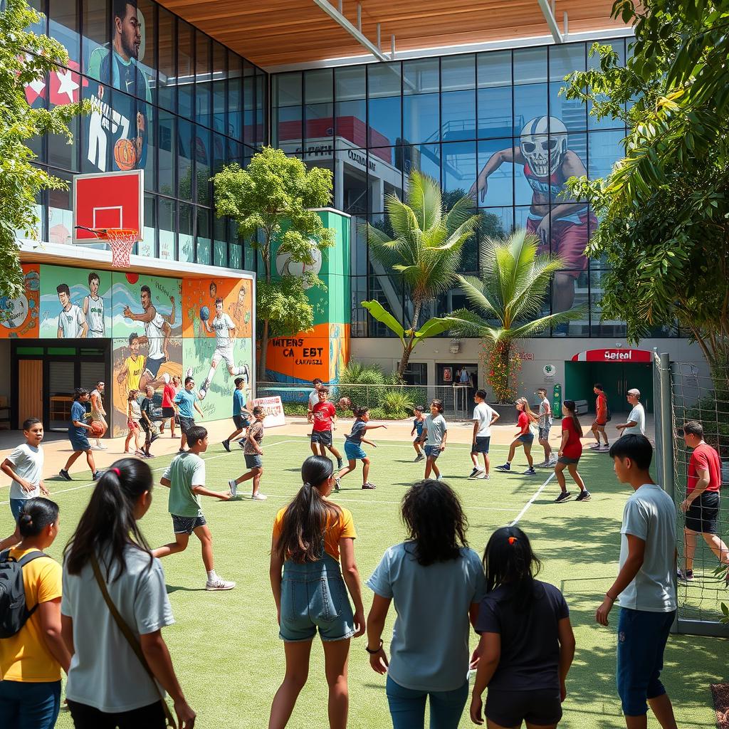 Vibrant Students' Sports and Creative Center: A Hub of Teamwork and ...