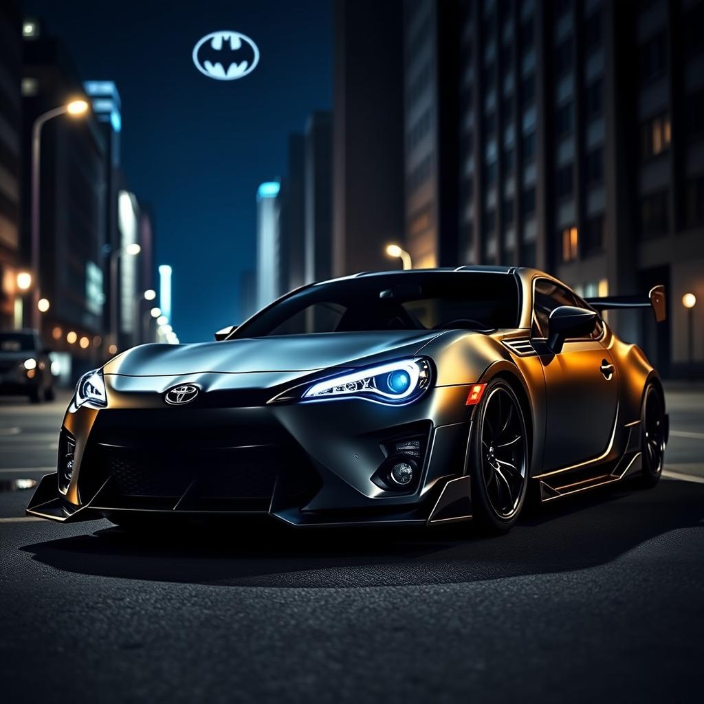 2024 Toyota GT86: Urban Vigilante with Wide-Body Kit & Voltex Spoiler