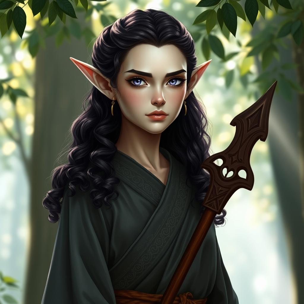 Serene Elf Monk: A Journey from Princess to Power