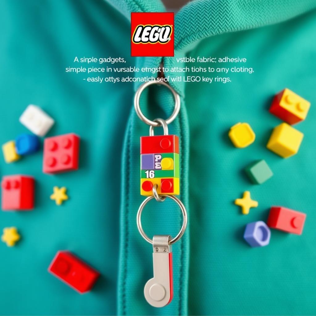 Innovative LEGO Gadget: Attachable Key Holder with Style and Functionality