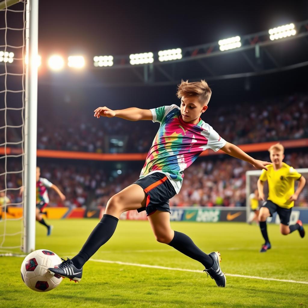 Dynamic Football Player Shots & Vibrant Market Portraits | Idyllic Ideas