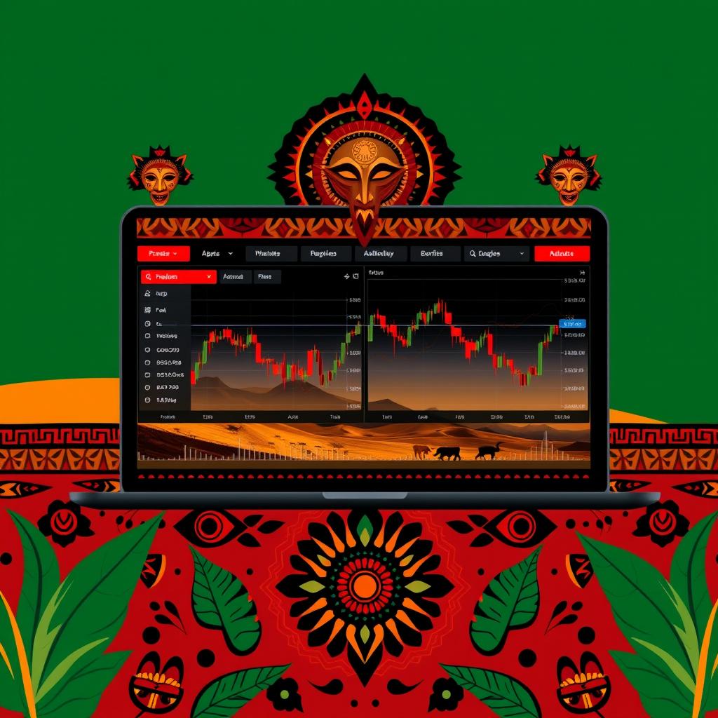 Explore a Vibrant African-Inspired Trading Platform