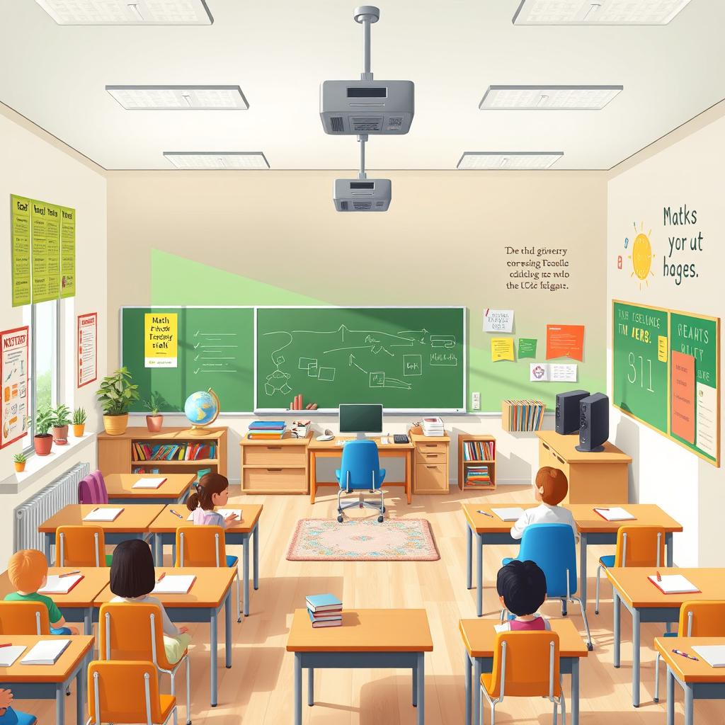 Explore a Vibrant Classroom Layout with Inspiring Elements