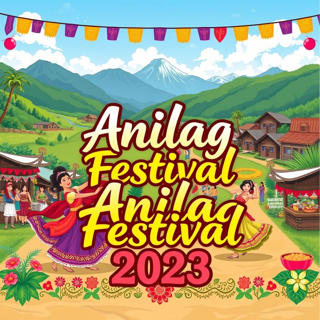 Celebrate Tradition at the Anilag Festival 2023 | Vibrant Cultural Poster