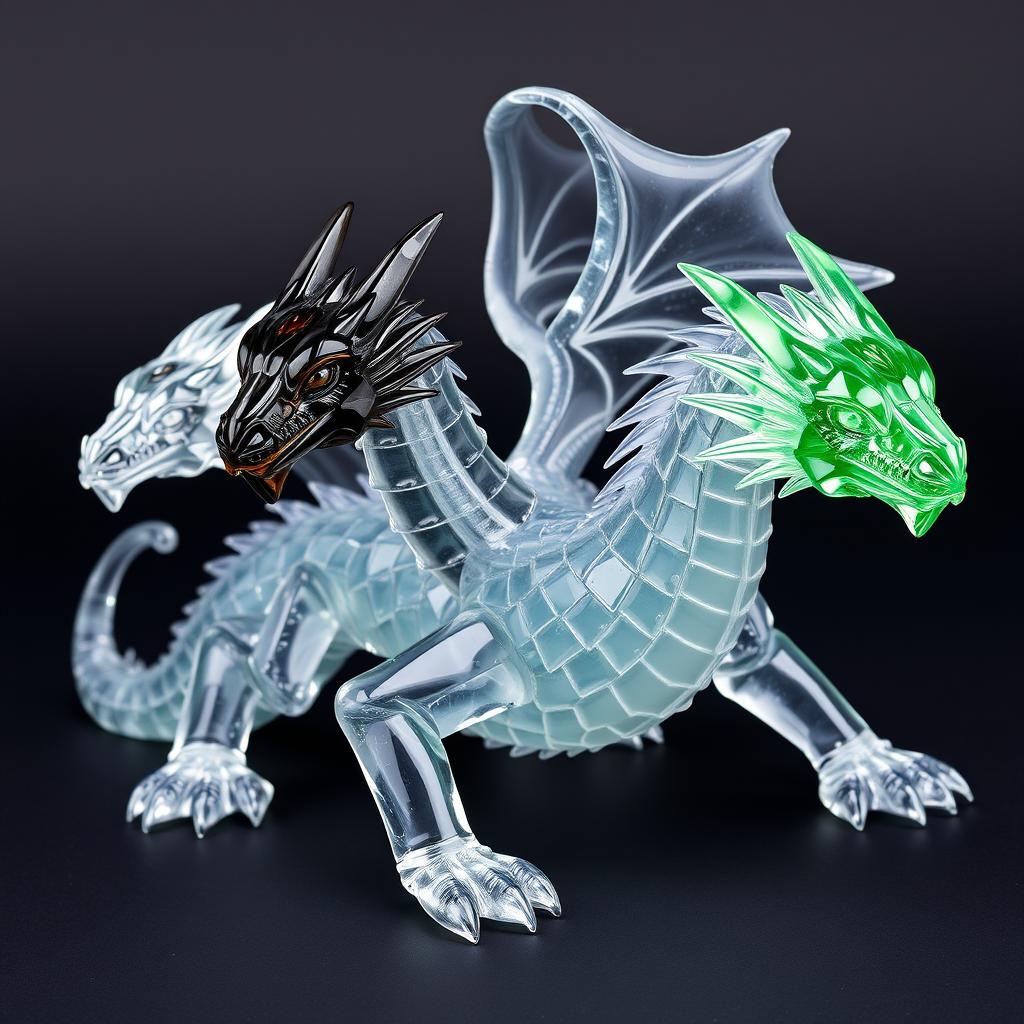 Majestic Crystal-Scaled Dragon | D&D Inspired Artwork