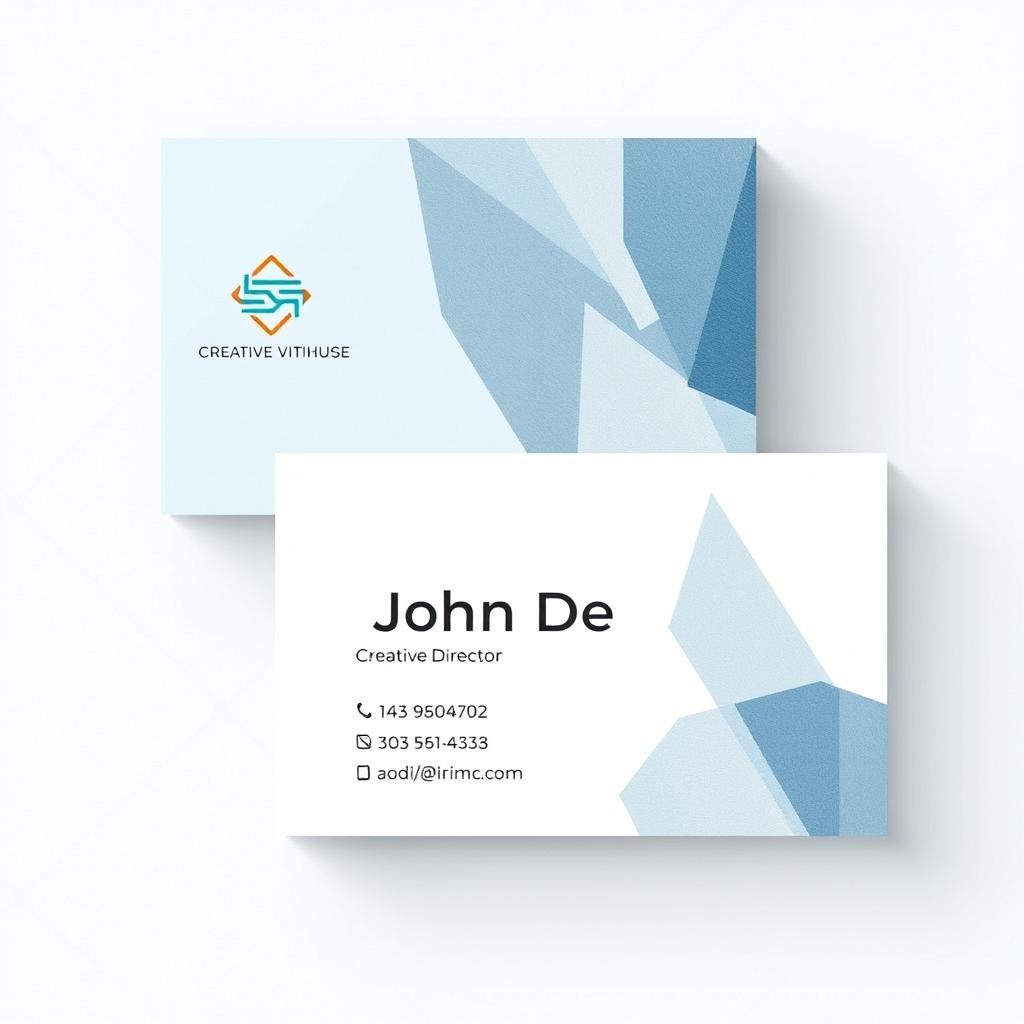 Modern and Elegant Business Card Design for John Doe