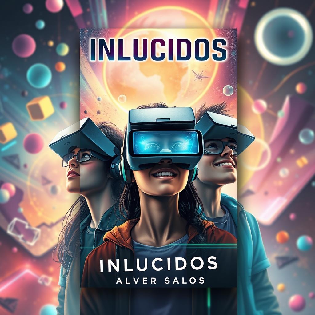 Captivating Book Cover Design for 'Inlucidos' - A Virtual Reality Adventure