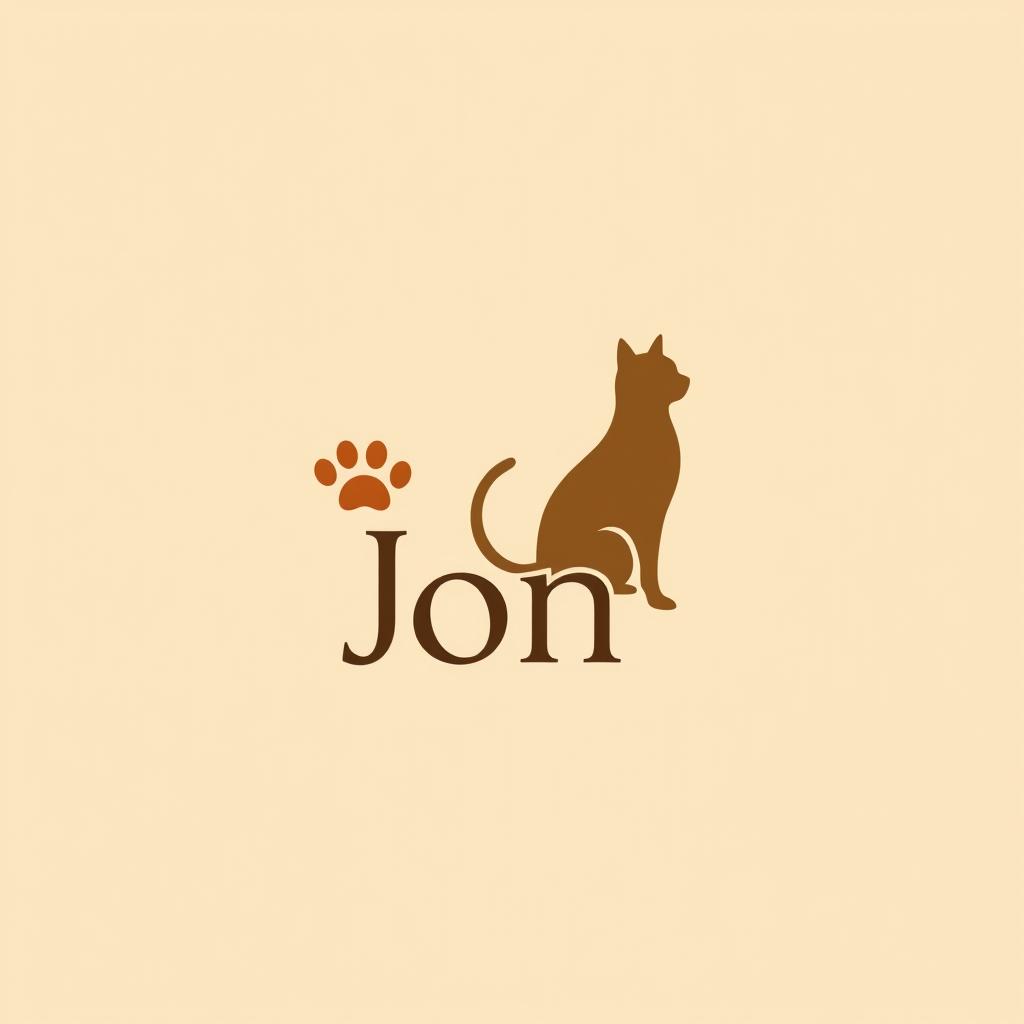 Minimalistic Logo Design for Jon Pet Store
