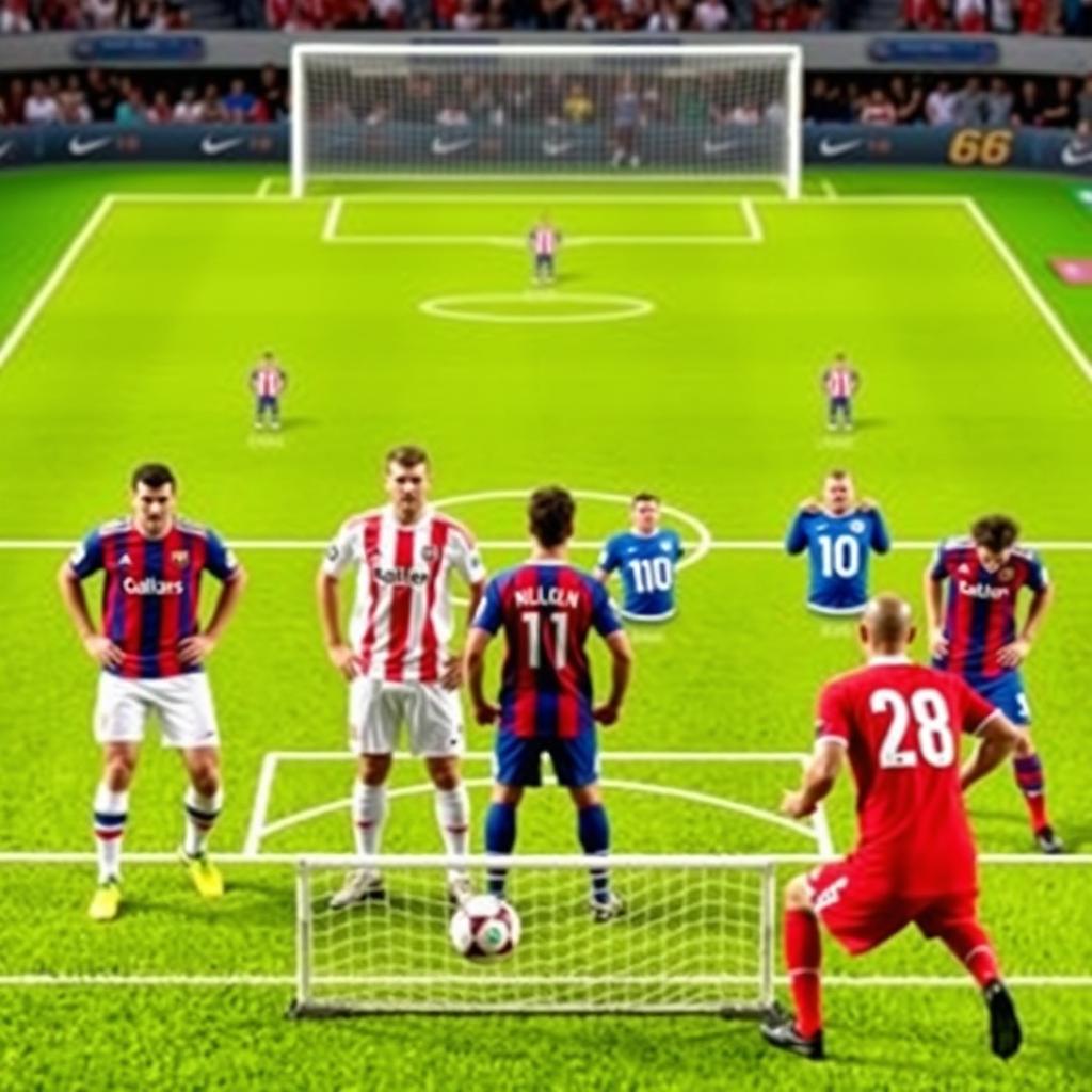 Dynamic Football Lineup: Tactical Formation on the Pitch