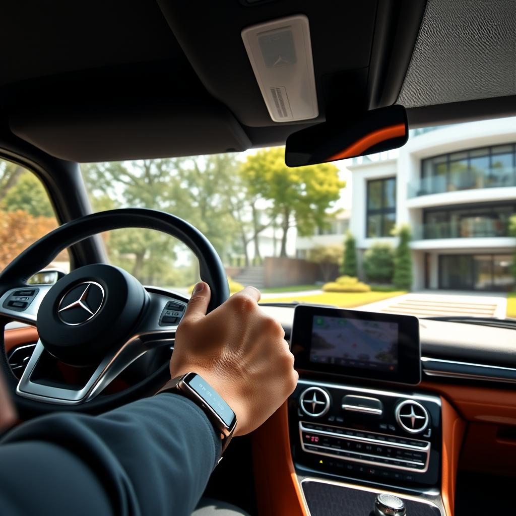 Luxurious Mercedes G63 Interior Cockpit View - Elegance Meets Power