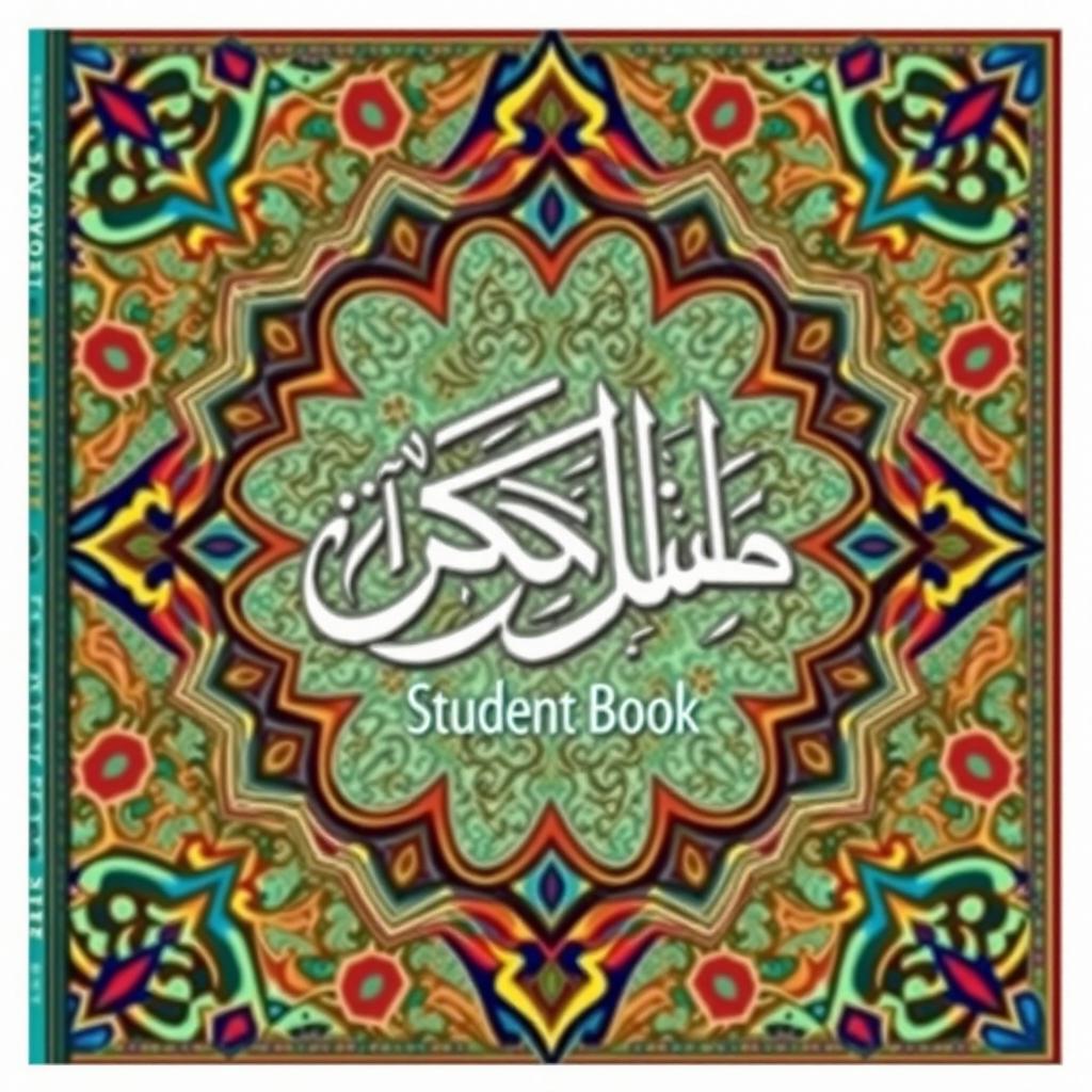 Stunning Student Book Cover Design with Islamic Art