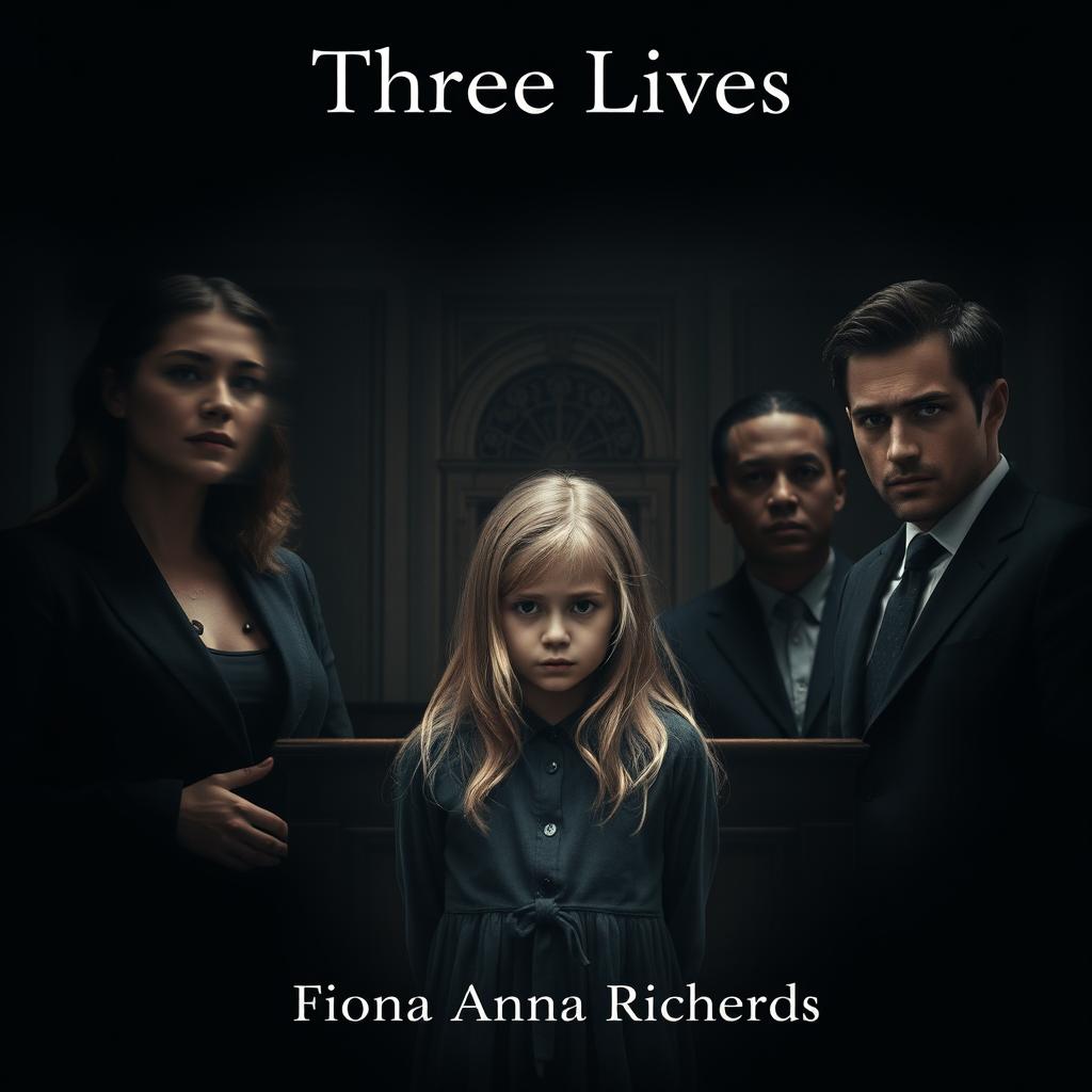 Three Lives: A Haunting Book Cover Design by Fiona Anna Richards