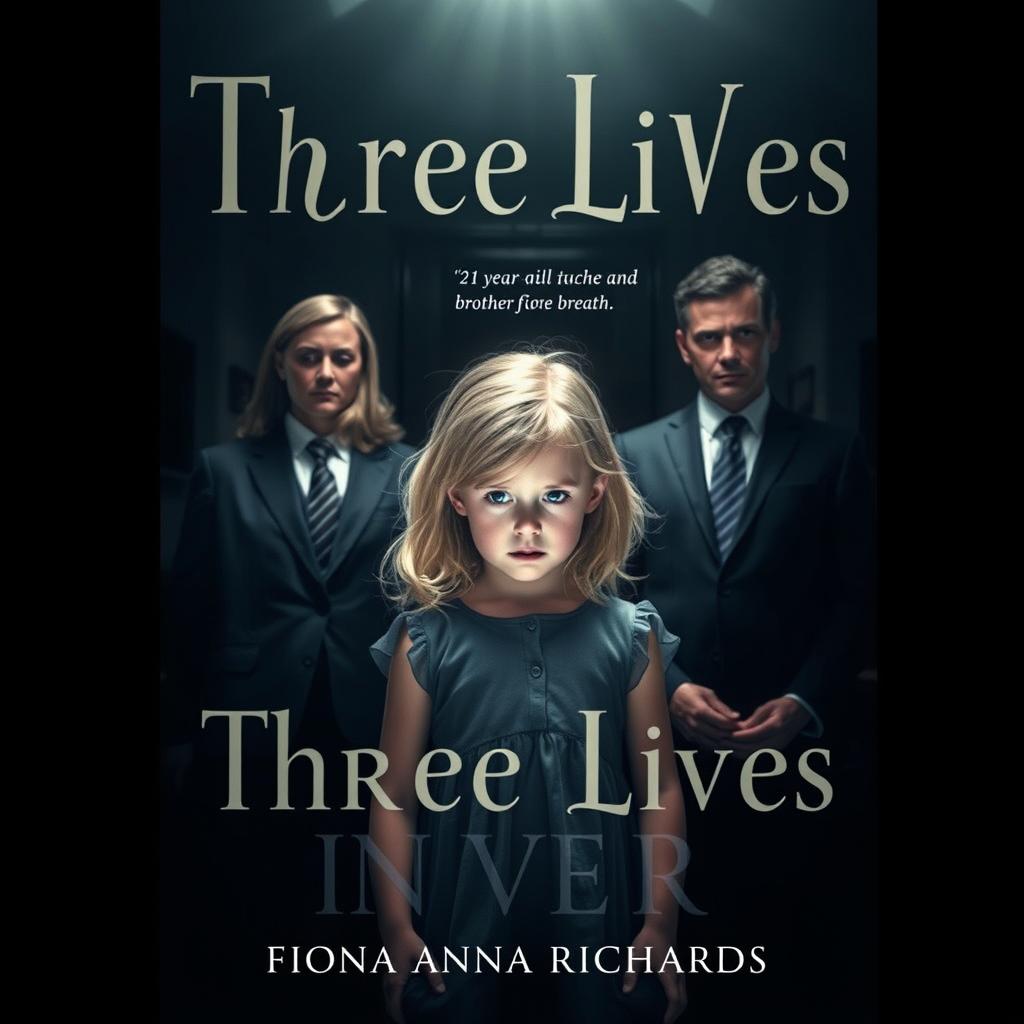 Three Lives - A Gripping Book Cover by Fiona Anna Richards