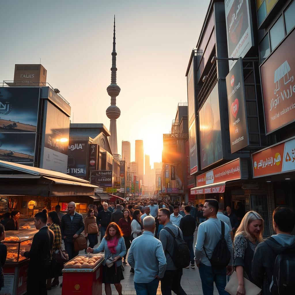 Vibrant Media Scene in Tehran: Artistic Urban Representation