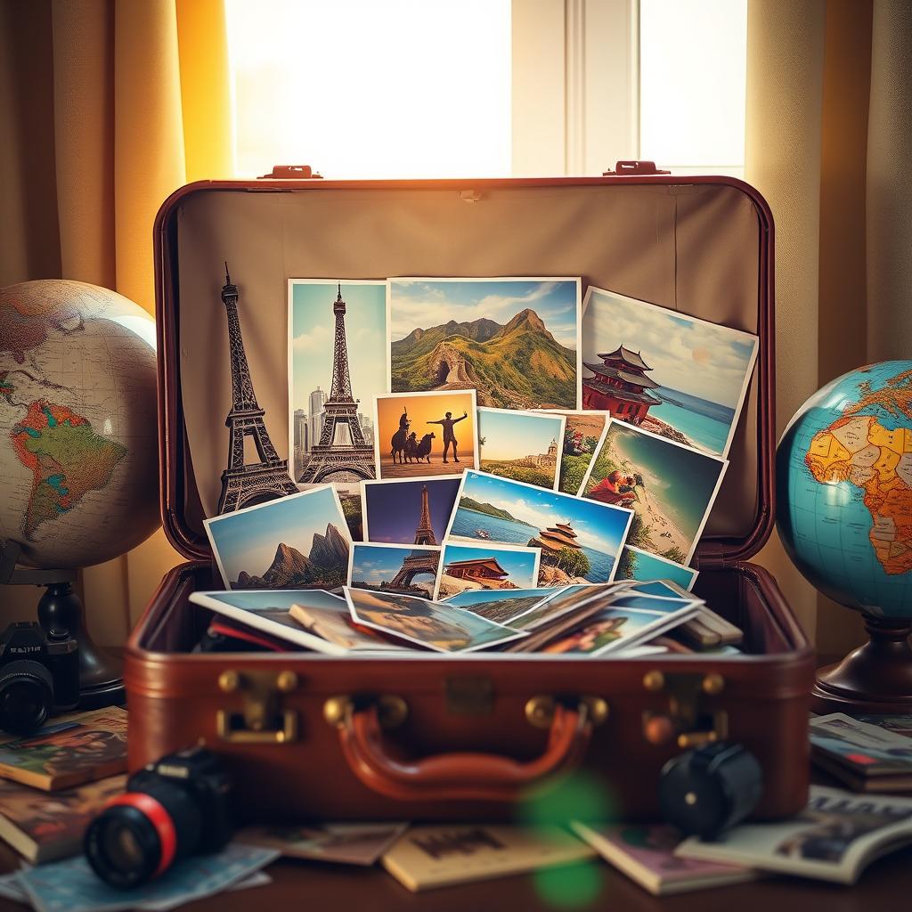 Nostalgic Travel Inspirations: Unveiling a Vintage Suitcase of Memories