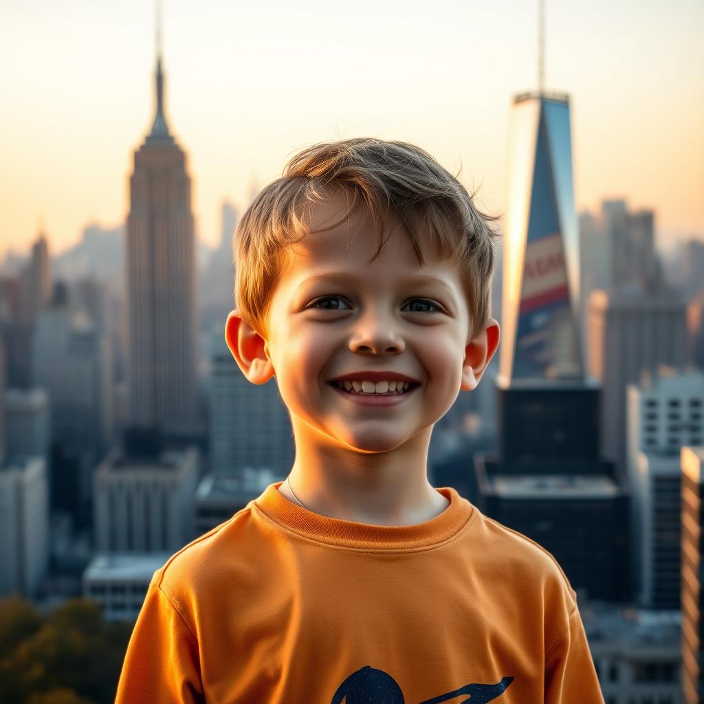 Gabriel's Curiosity: A Sunset View of New York City