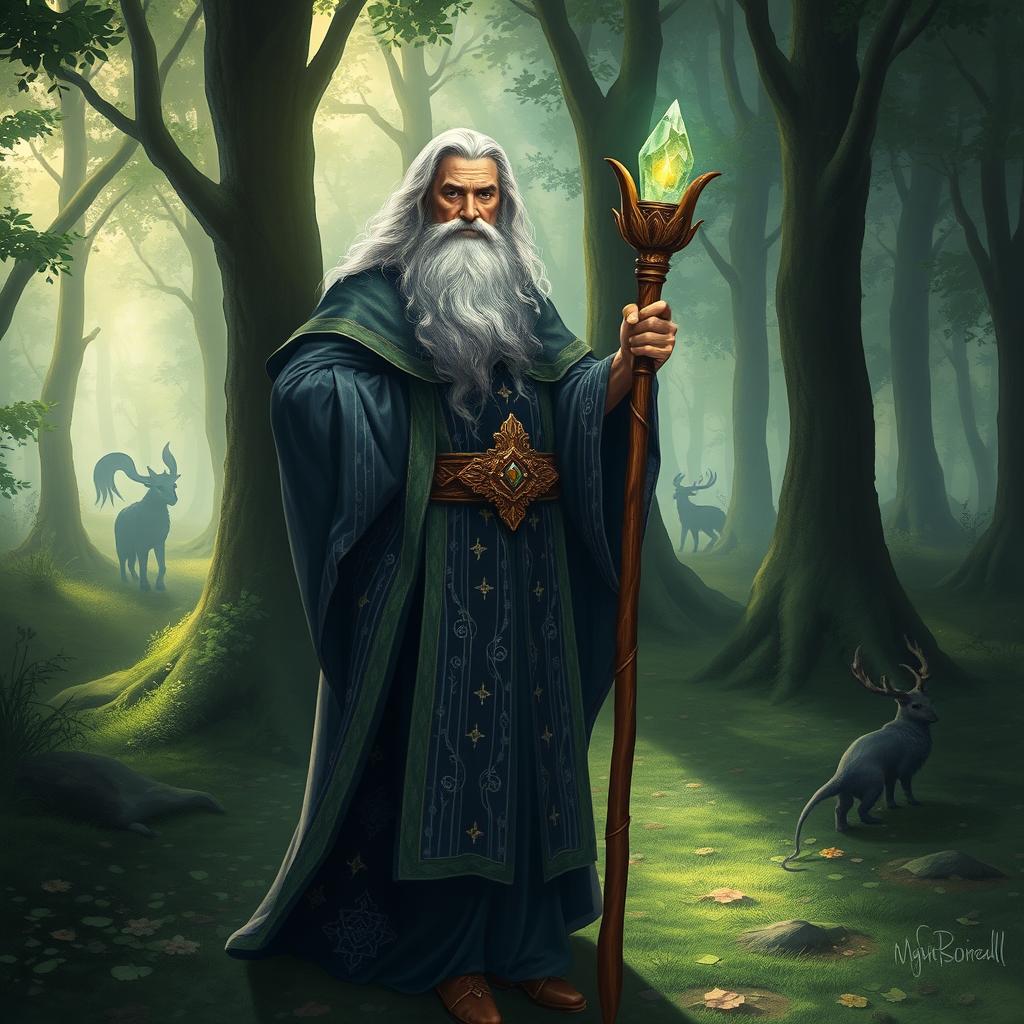Discover the Enchantment of Merlin: Mystical and Pixel Art Depictions
