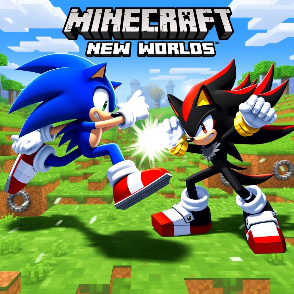 Epic Sonic vs. Shadow Battle in Minecraft's Green Hills Zone | Sonic ...