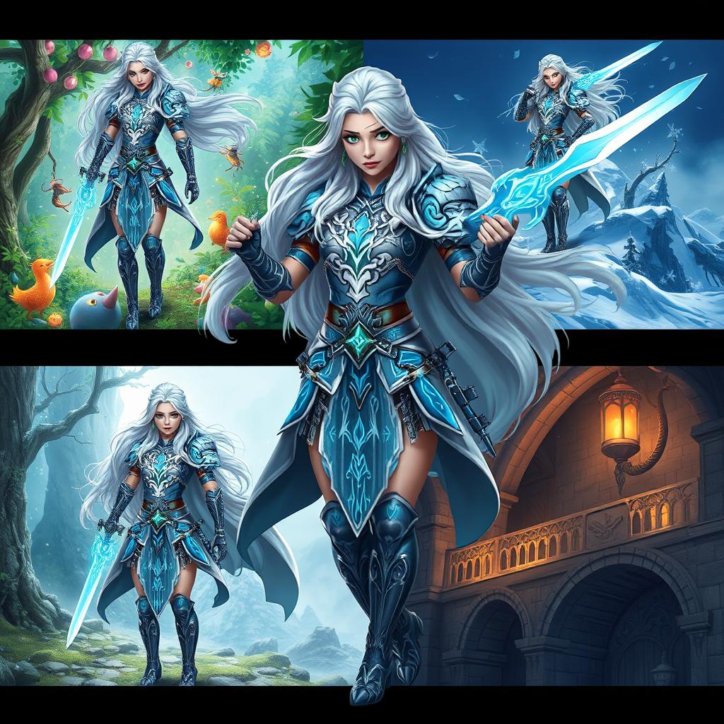 Elara: The Fierce Warrior Princess of Fantasy