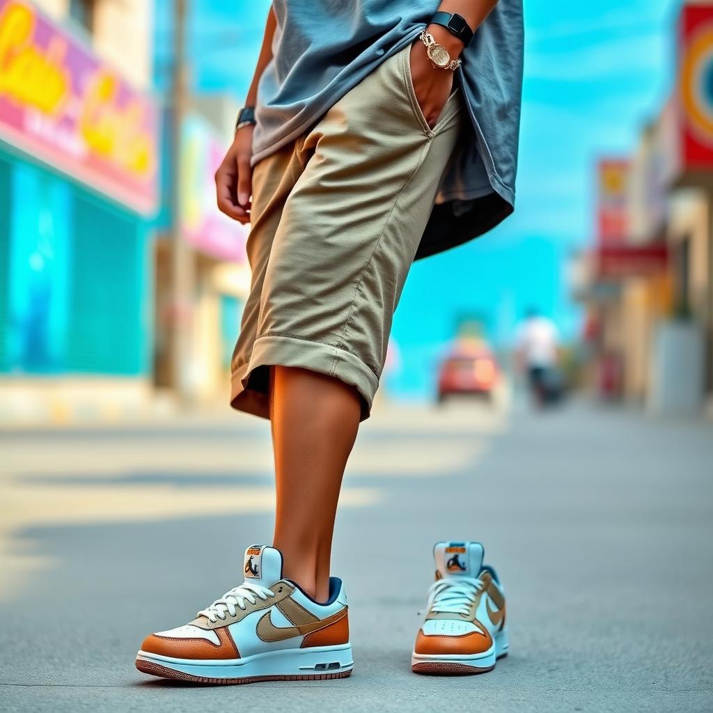 Stylish Urban Character in Trendy Attire | Idyllic AI