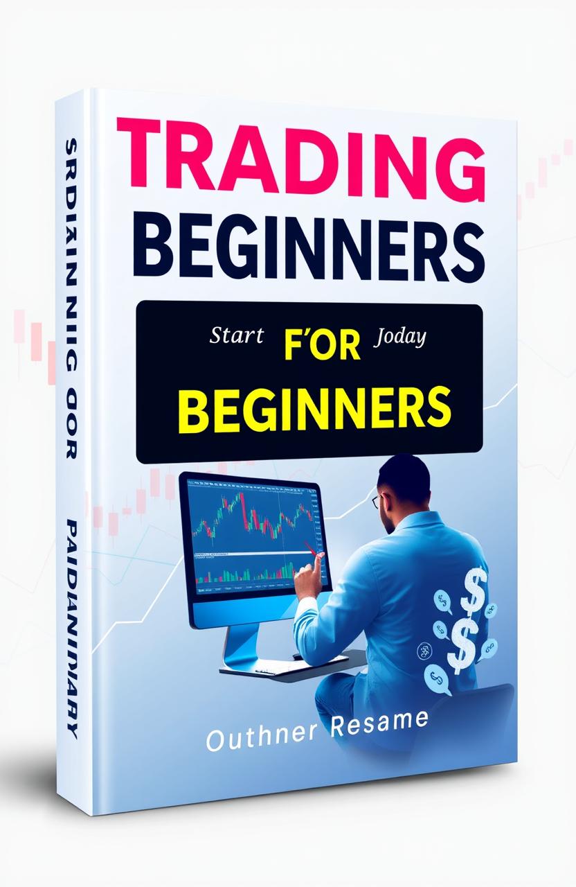 Trading for Beginners: Eye-Catching Book Cover Design