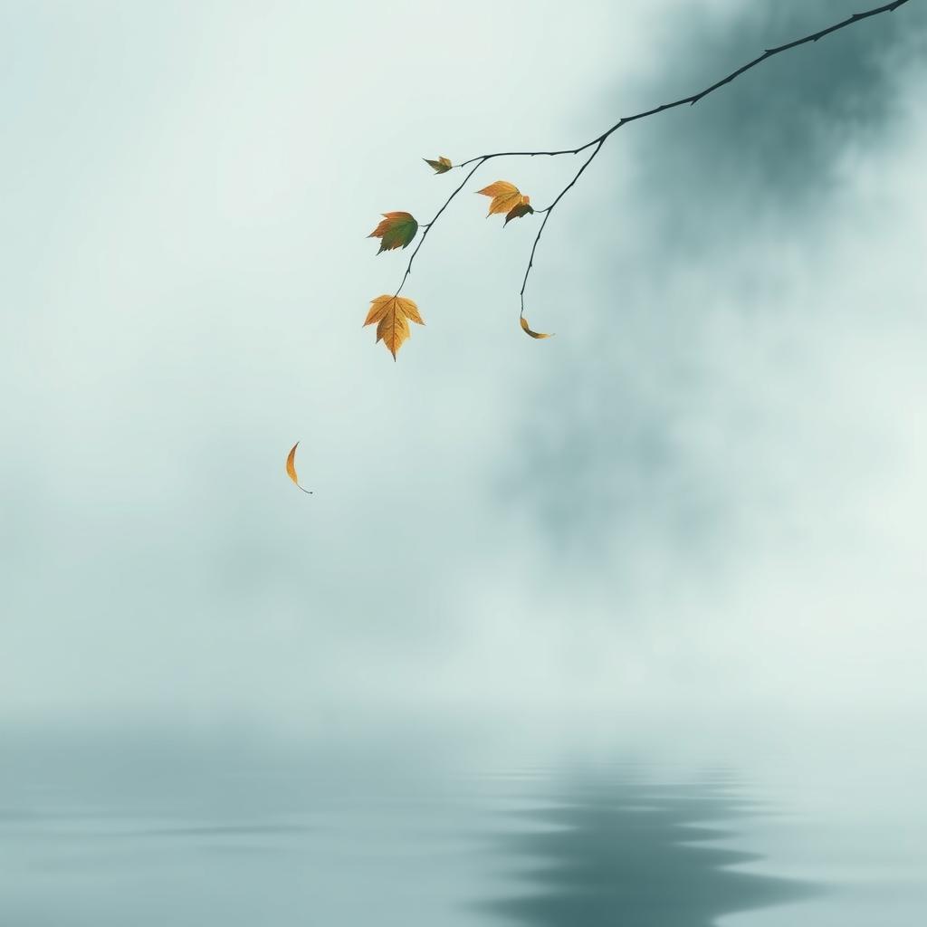 Ethereal Minimalist Cover Art: Embrace Nostalgia and Contemplation