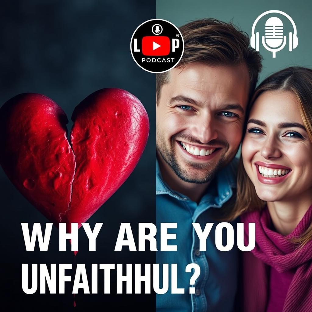 Eye-Catching Podcast Thumbnail Design: Exploring Infidelity