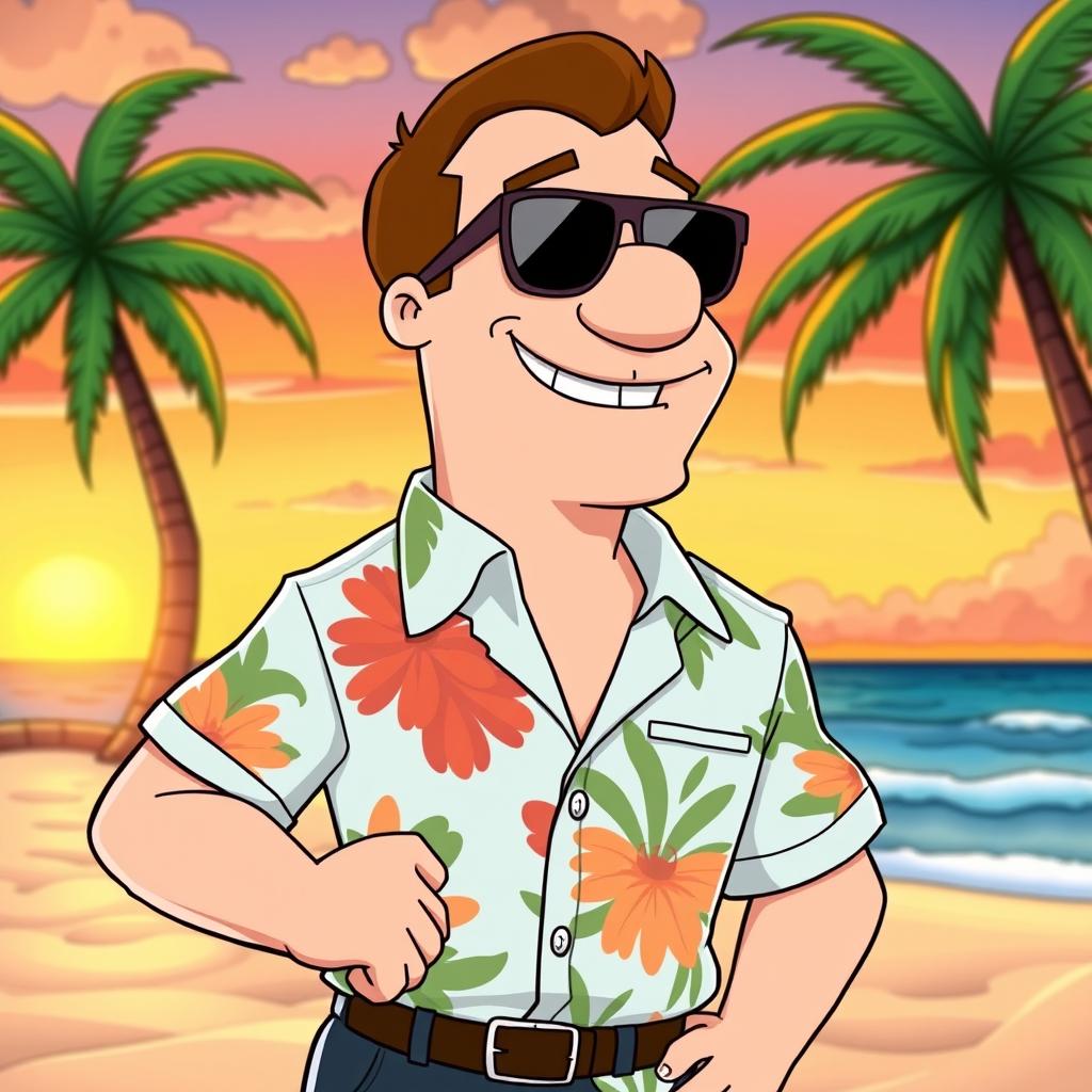Charming Alternate Glenn Quagmire Art - Family Guy Inspired