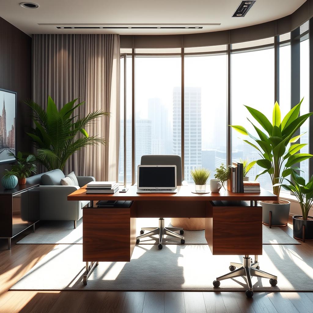 Elegant Office Scene & Professional Portrait | Idyllic Ideas