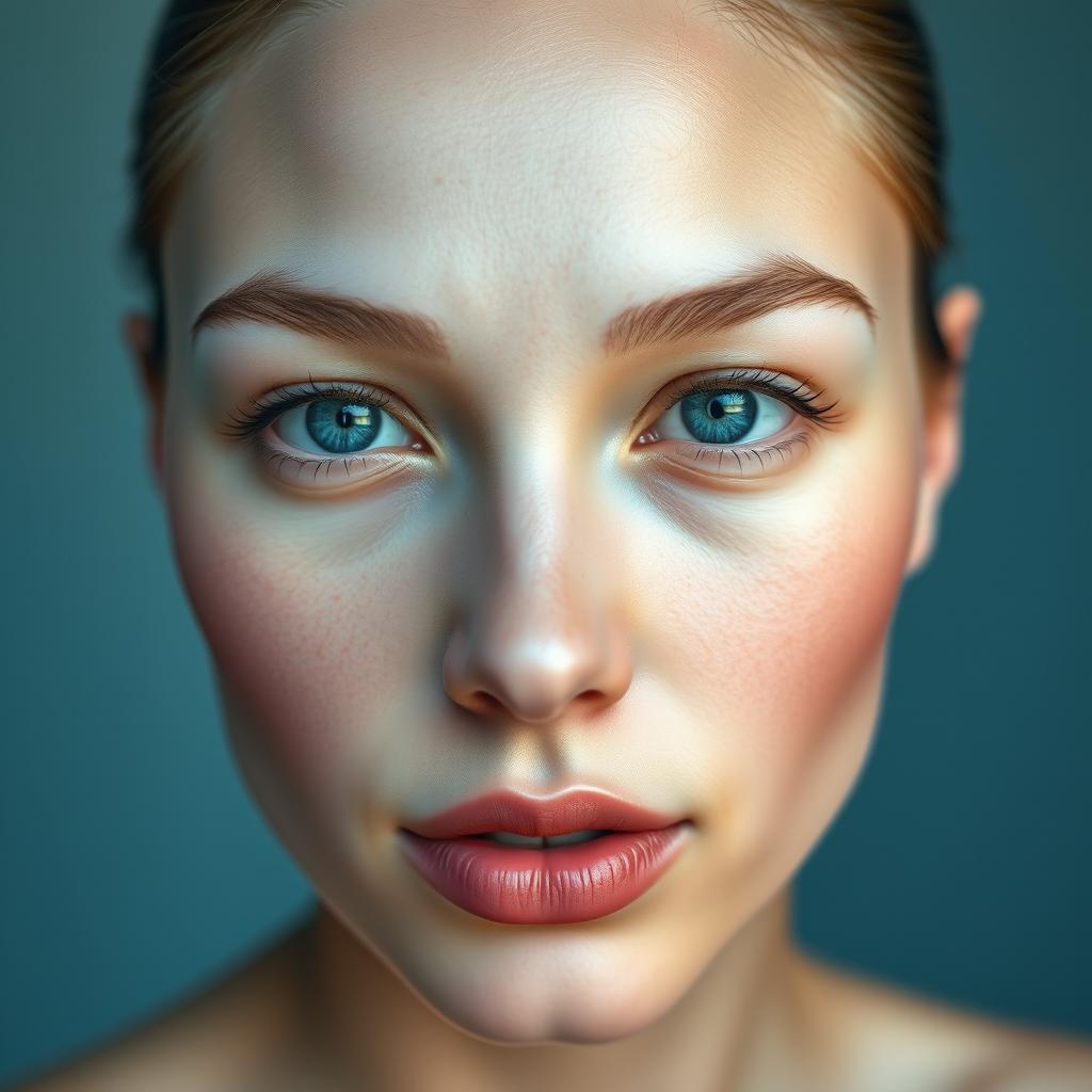 Cool Complexion Portrait - Flawless Digital Art