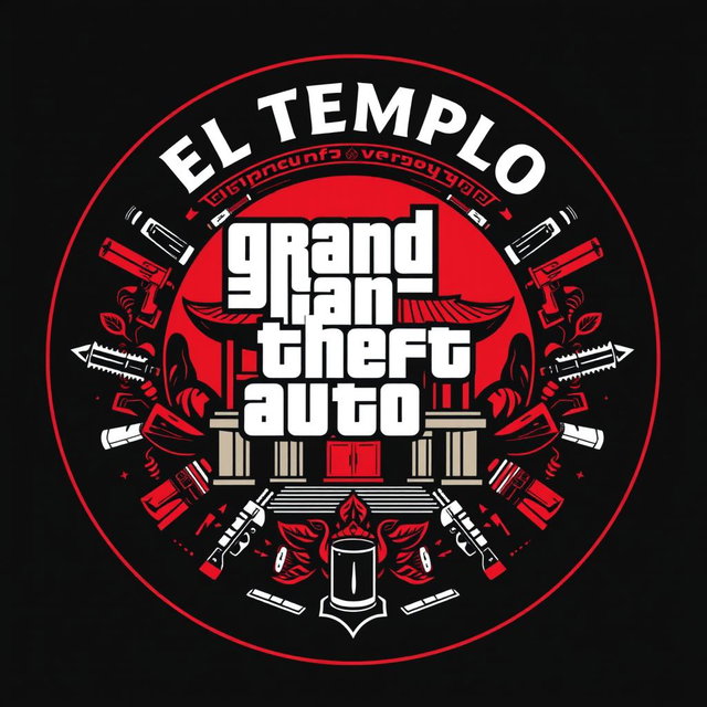 EL TEMPLO Logo | Bold GTA V Inspired Design