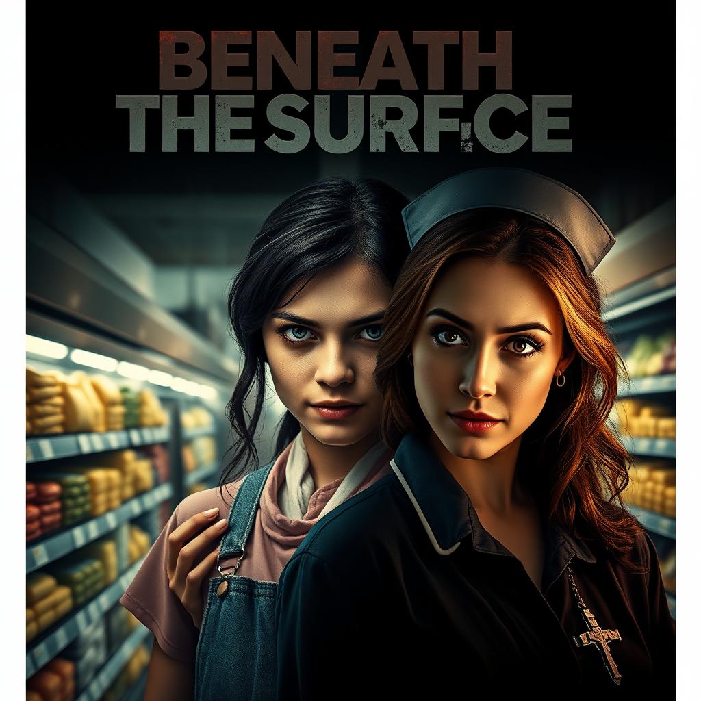 Beneath the Surface: A Haunting Movie Poster Concept