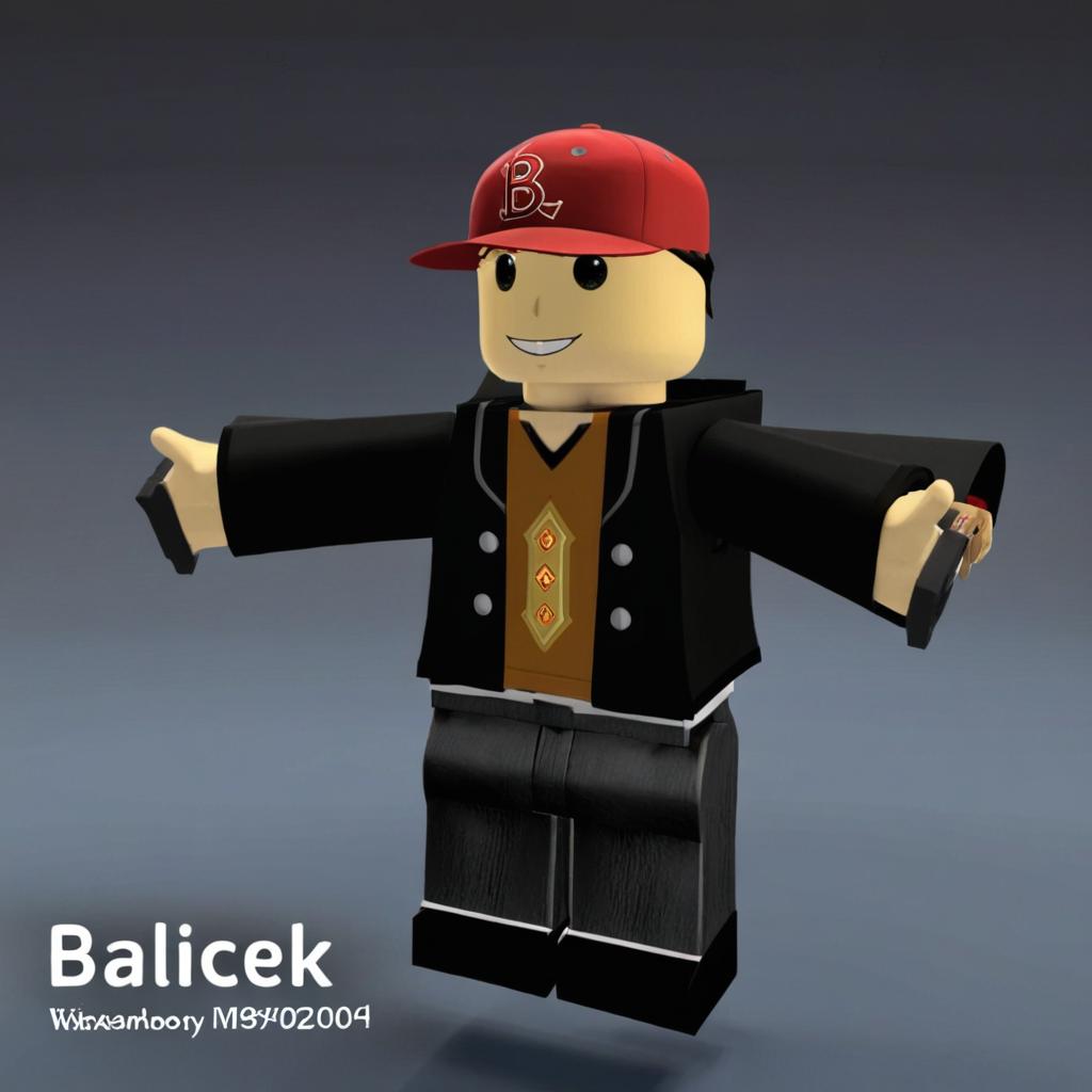 Cheerful Anime Character Design - Blocky Avatar Inspired Art