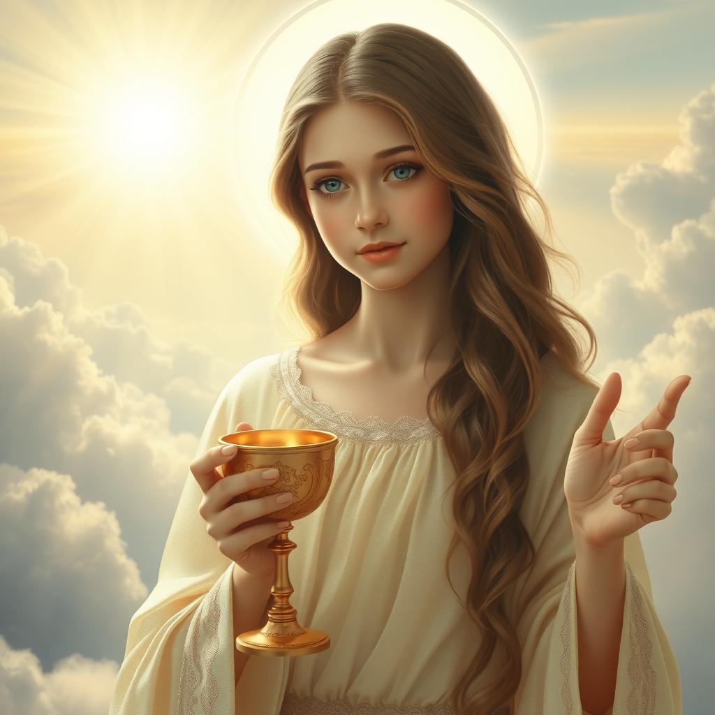 Ethereal Saint Portraits: A Journey Through Grace and Compassion