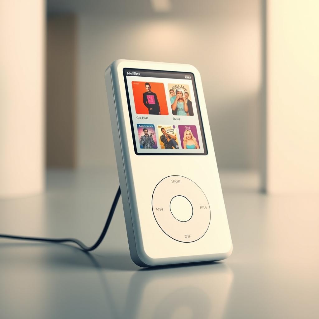 Nostalgic iPod Art: A Blend of Retro and Modern Design