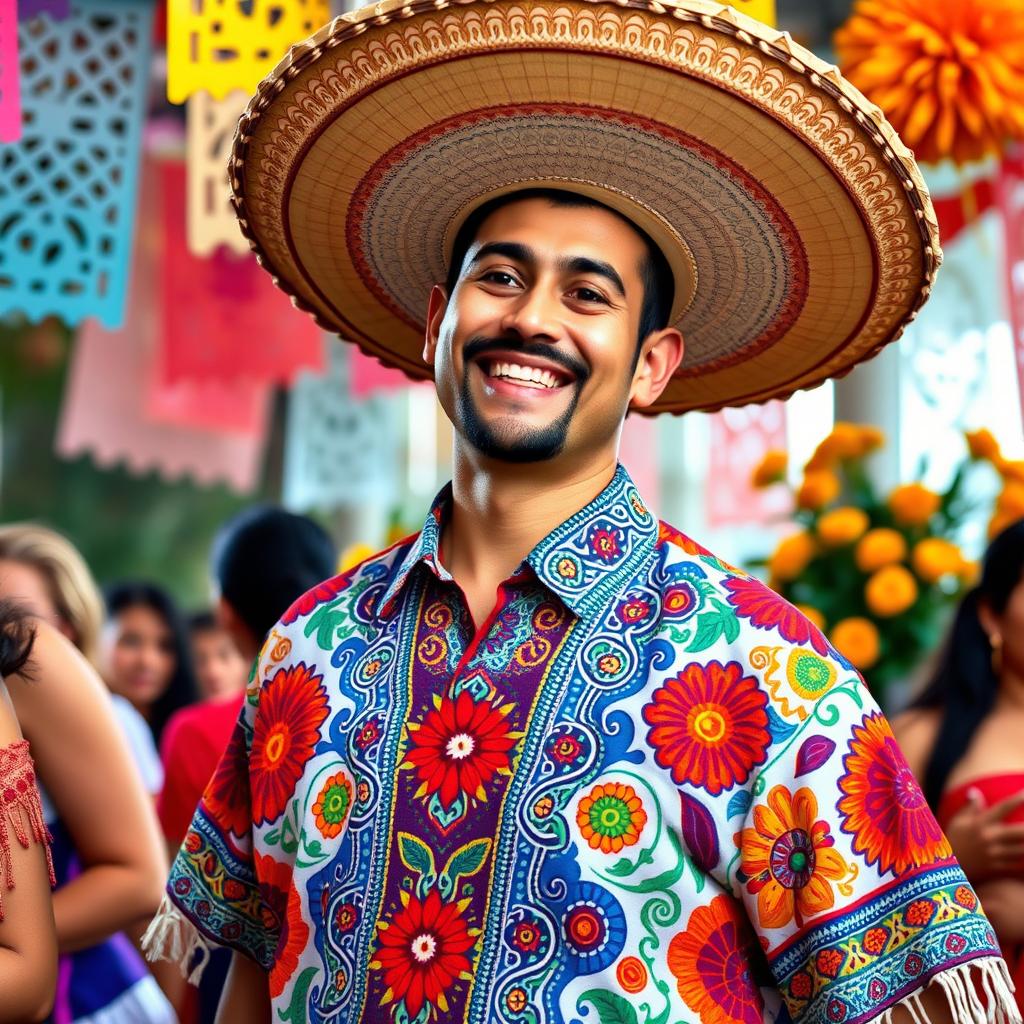 Vibrant Mexican Celebration: Colorful Traditions and Joyful Atmospheres