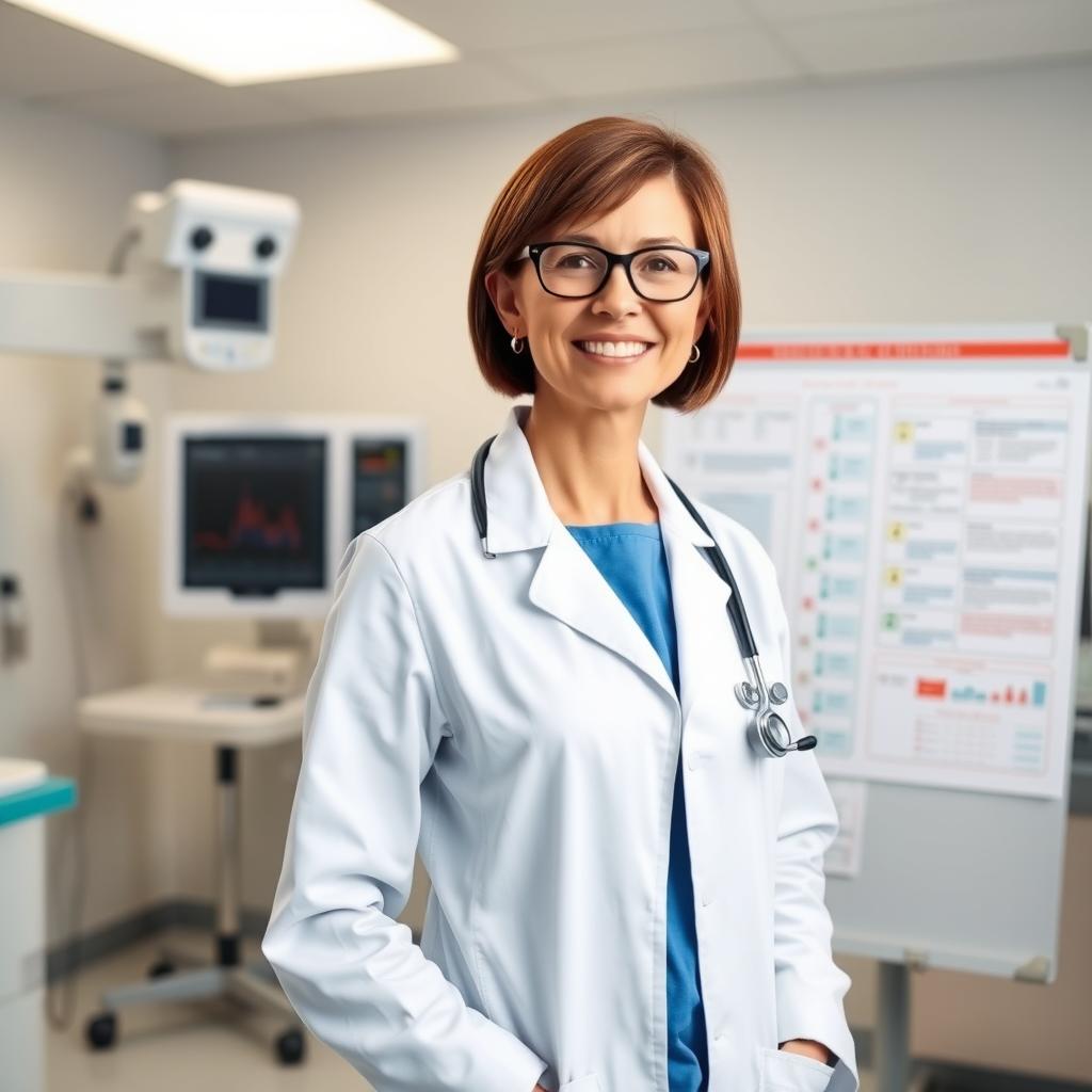 Empowering Healthcare: A Female Doctor's Professionalism and Compassion